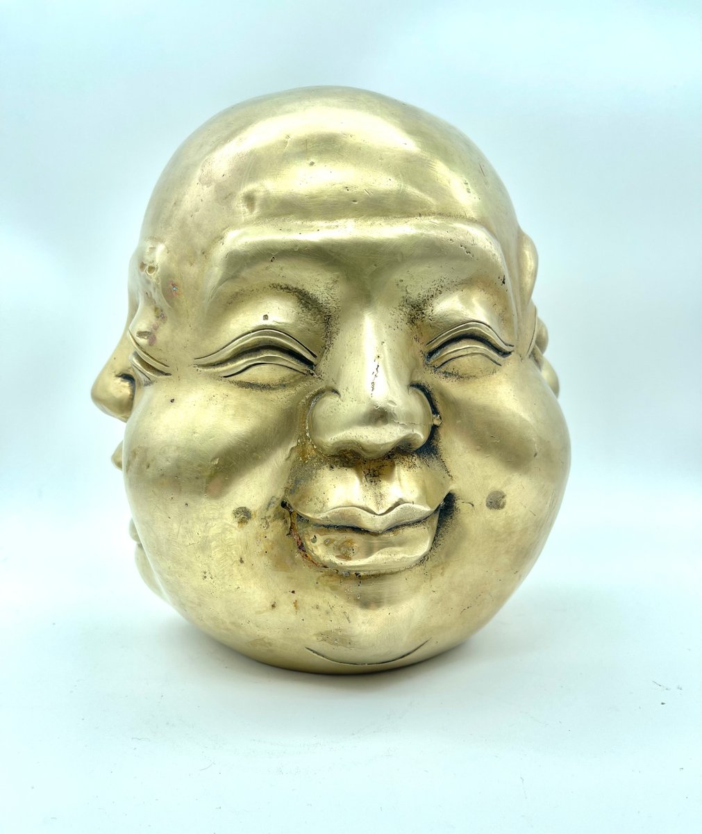 Bronze Statue of Four-Faced Buddha, 1980s for sale at Pamono