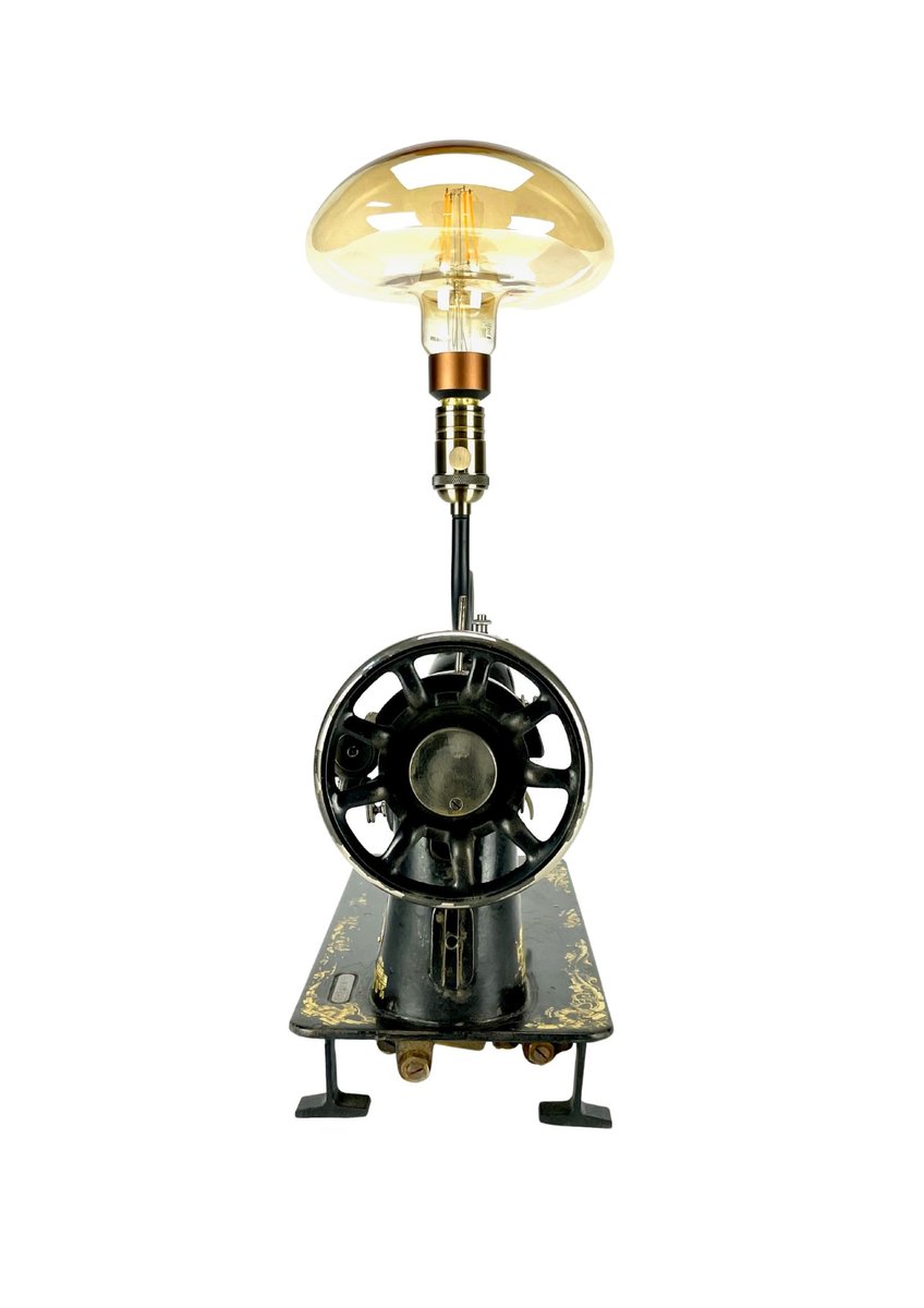 Singer Sewing Machine Lamp, 1921 for sale at Pamono