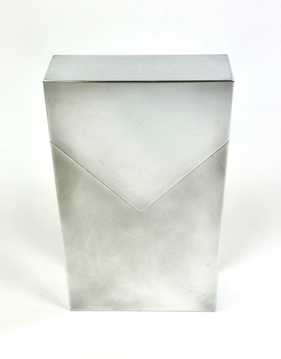 No 0101 Box in Aluminum by Roger Pfund for Marlboro Design, 1980s for ...