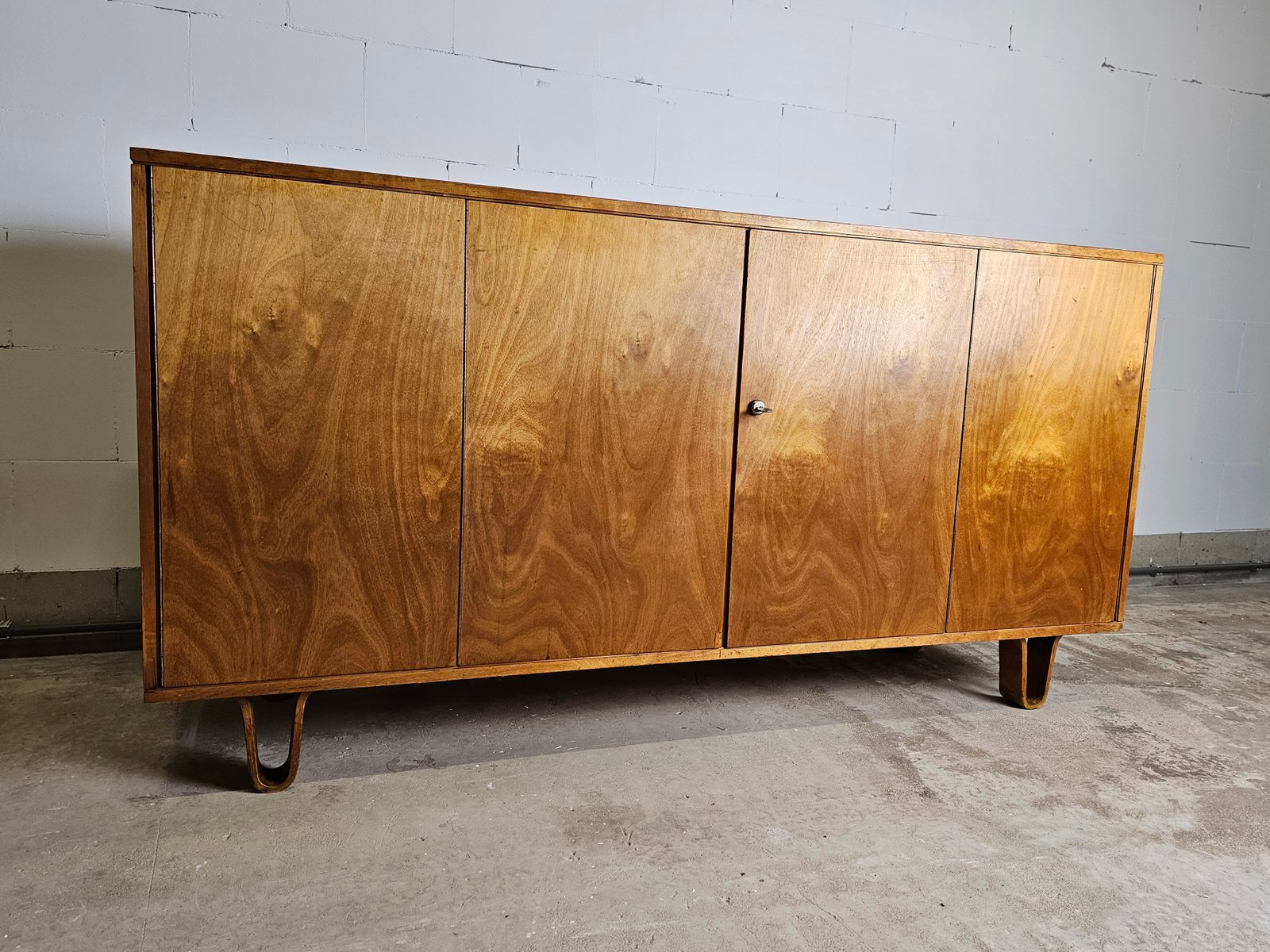 Birch Series DB02 Lowboard Sideboard with Loop Legs by Cees Braakman ...