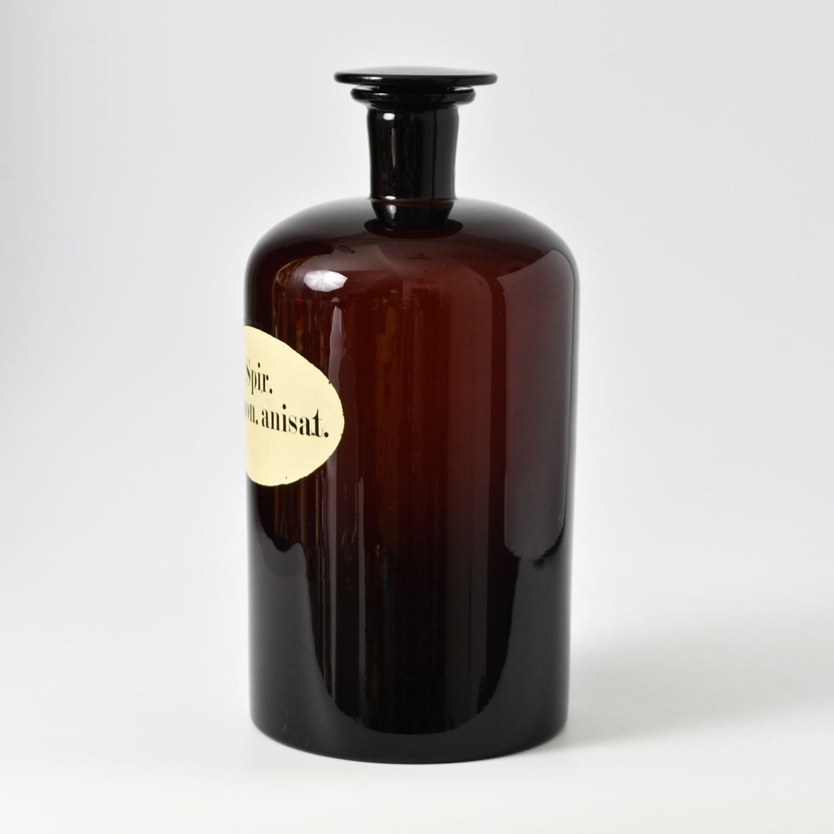 Antique Brown Glass Apothecary Bottle, 1890s for sale at Pamono