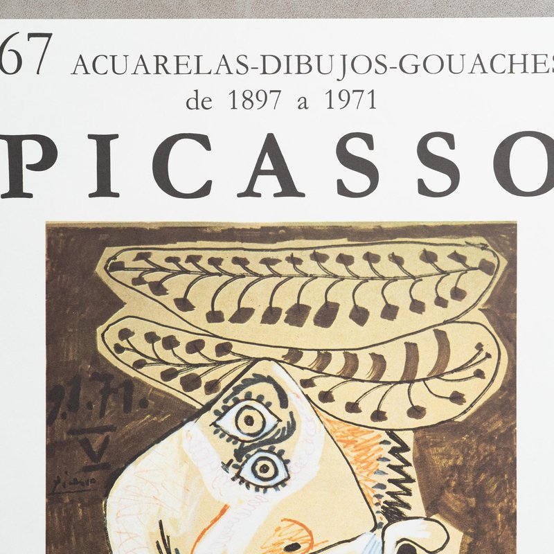 Original Poster by Pablo Picasso, 1970s for sale at Pamono