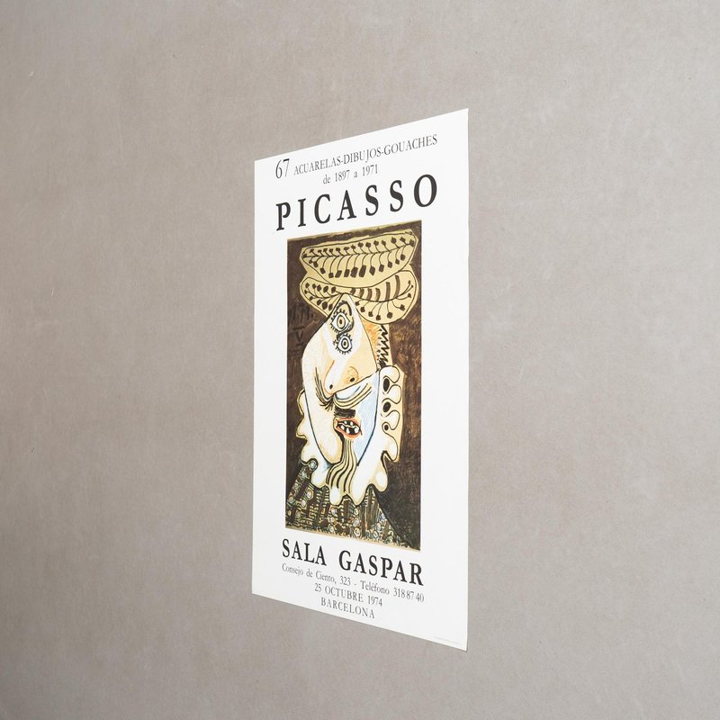 Original Poster by Pablo Picasso, 1970s for sale at Pamono