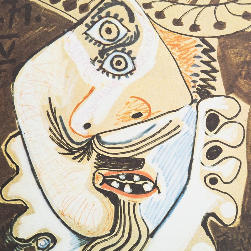Original Poster by Pablo Picasso, 1970s for sale at Pamono