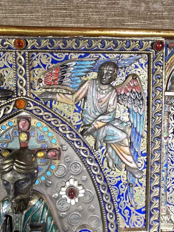 Limoges Style Altar Panel, 1950s for sale at Pamono