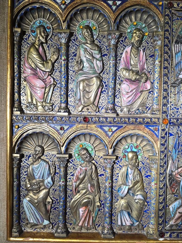 Limoges Style Altar Panel, 1950s for sale at Pamono