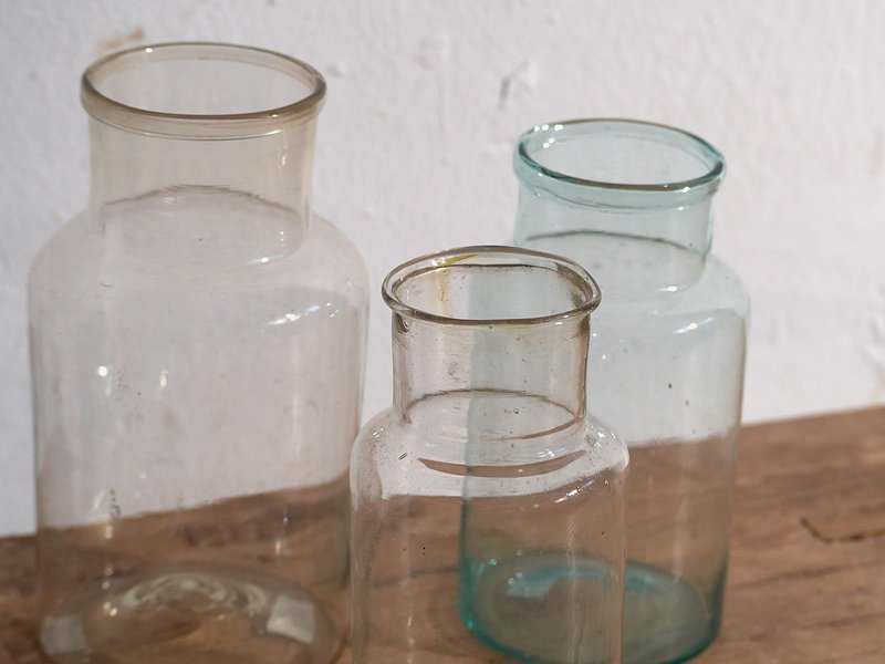 Small Flasks, 1920s, Set of 3 for sale at Pamono