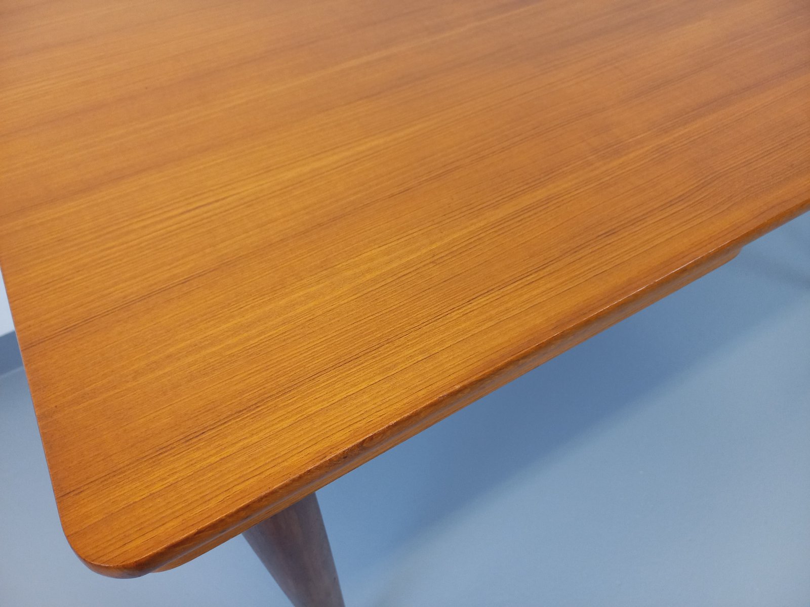 Vintage Scandinavian Style Rectangular Dining Table in Teak with Extensions, 1960s for sale at ...