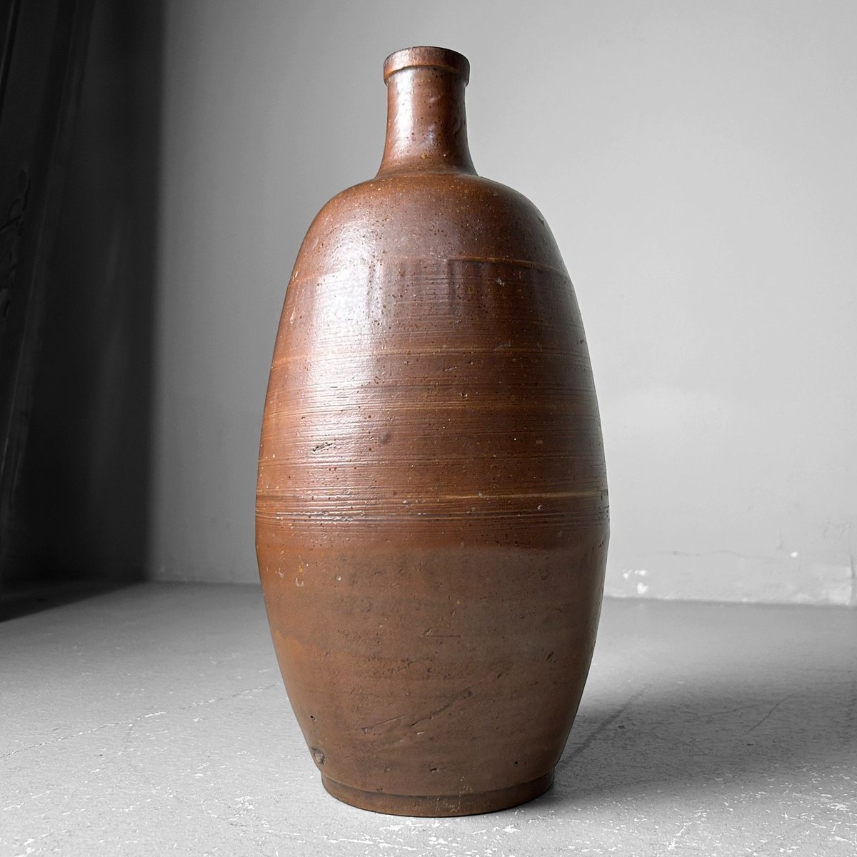 Antique Japanese Earthenware Bottle, 1890s for sale at Pamono