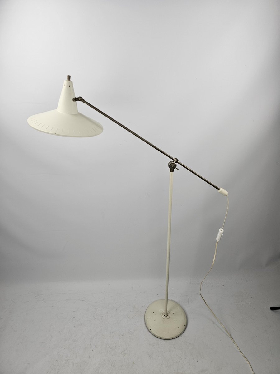 Floor Lamp Panama Model attributed to Wim Rietveld, 1950s for sale at ...
