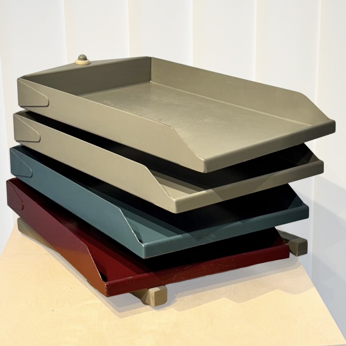 Scandinavian Functionalism Modernist Desktop File Organizer, Sweden ...