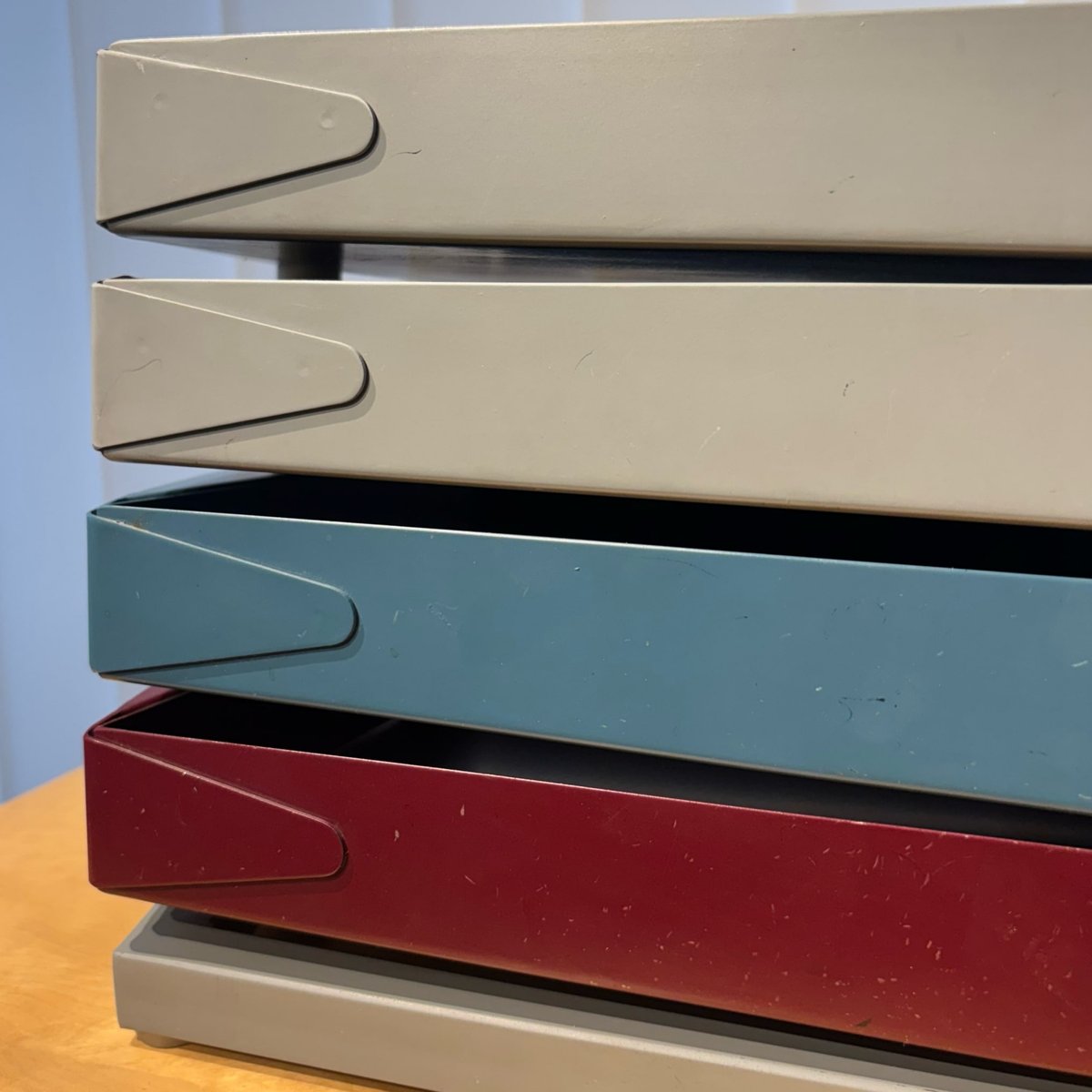 Scandinavian Functionalism Modernist Desktop File Organizer, Sweden ...