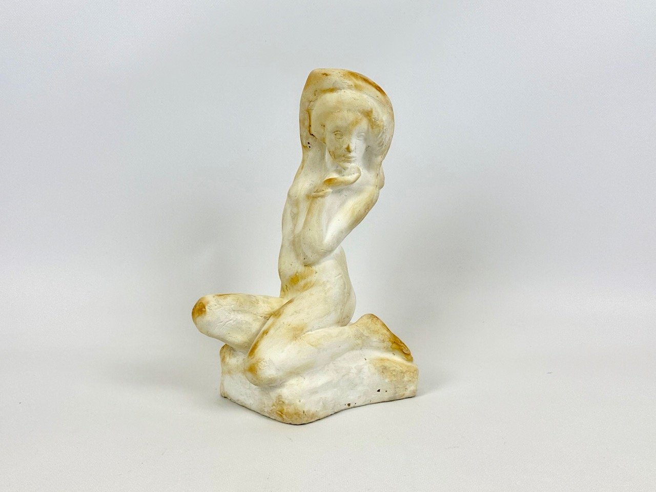 Jan Štursa, Melancholic Girl Sculpture, 1910, Plaster for sale at Pamono