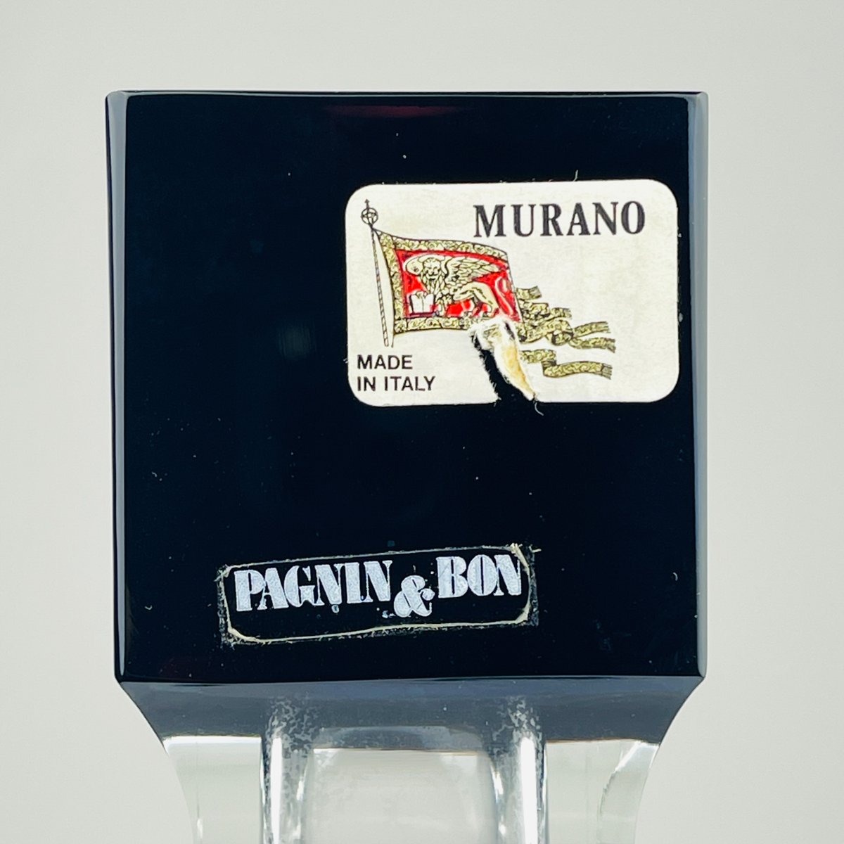 Black Sommerso Murano Glass Vase by Pagnin & Bon, Italy, 1960s for sale ...