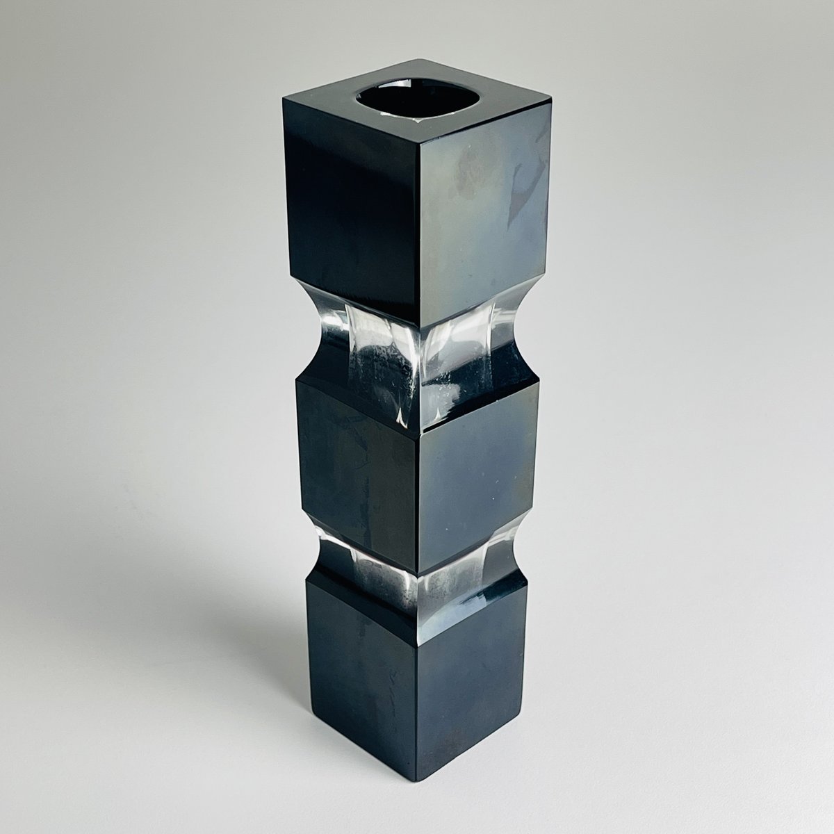 Black Sommerso Murano Glass Vase by Pagnin & Bon, Italy, 1960s for sale ...