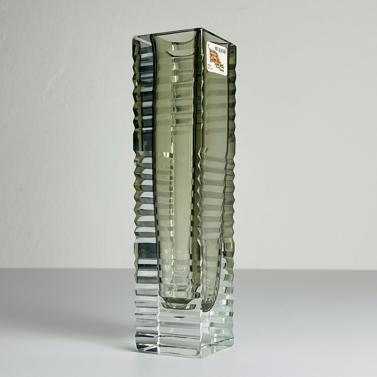 Sommerso Murano Glass Vase by Pagnin & Bon, Italy, 1960s for sale at Pamono