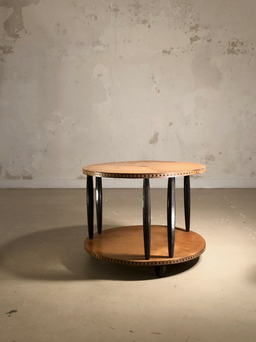 Table Basse Art Déco dans le style de Jacques-Emile Ruhlmann, France, 1930s en vente sur Pamono