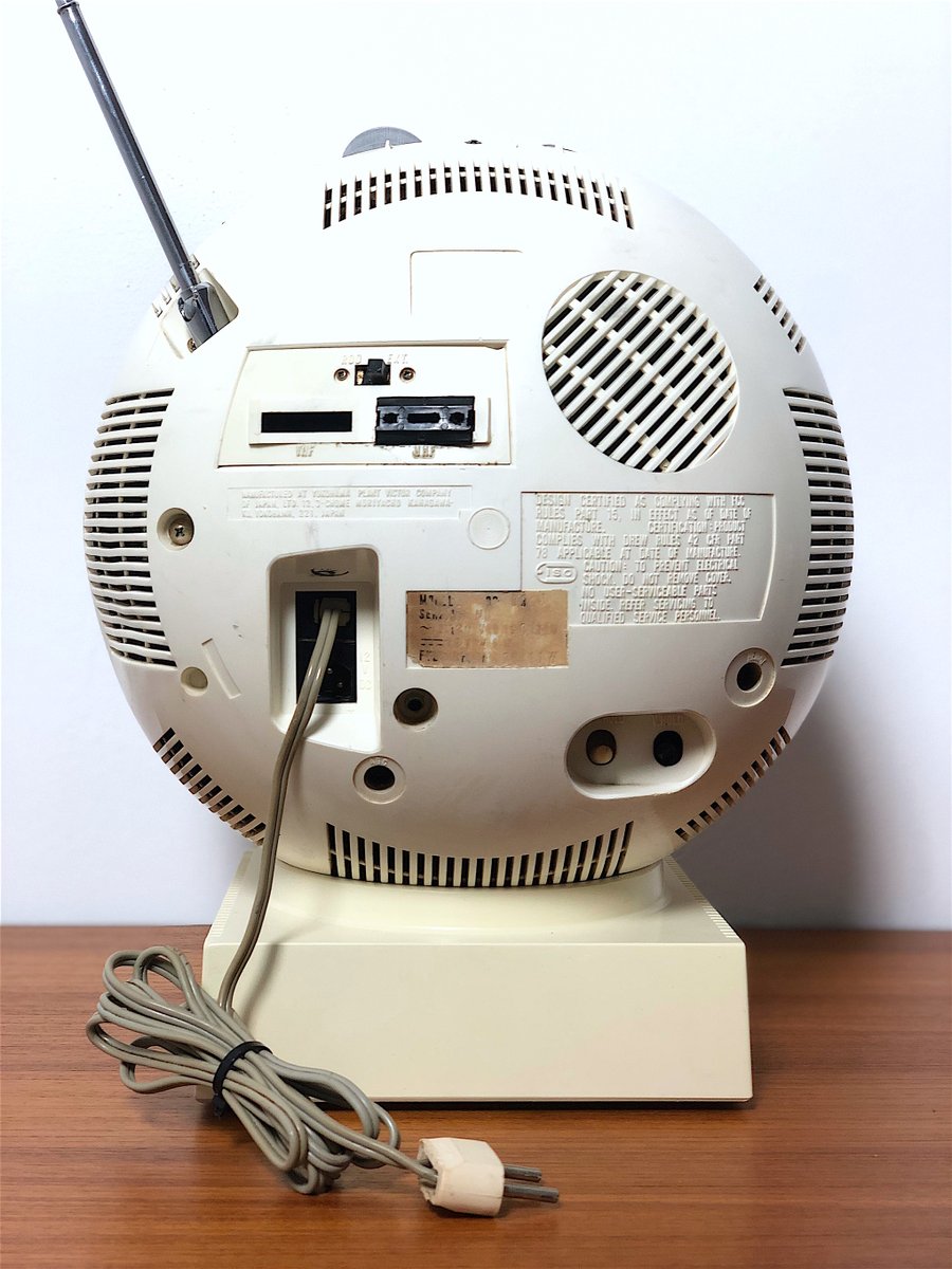 Space Age NIVICO Television from JVC, Japan, 1970s for sale at Pamono