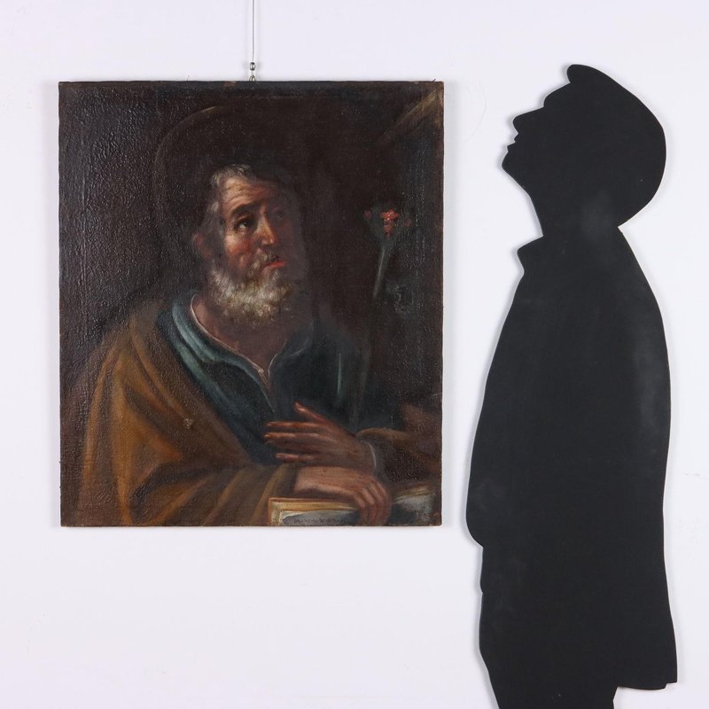 Portrait of a Saint, Oil on Canvas for sale at Pamono