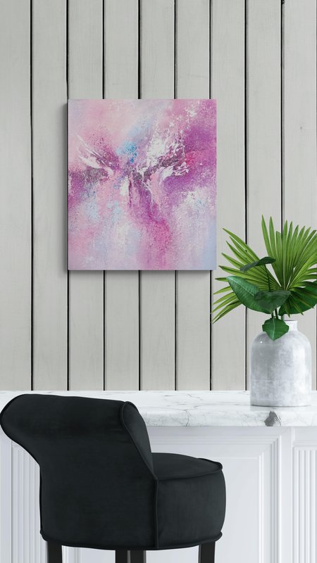 Christiane Hess, Diamant Rose, 2024, Acryl auf Leinwand bei Pamono kaufen