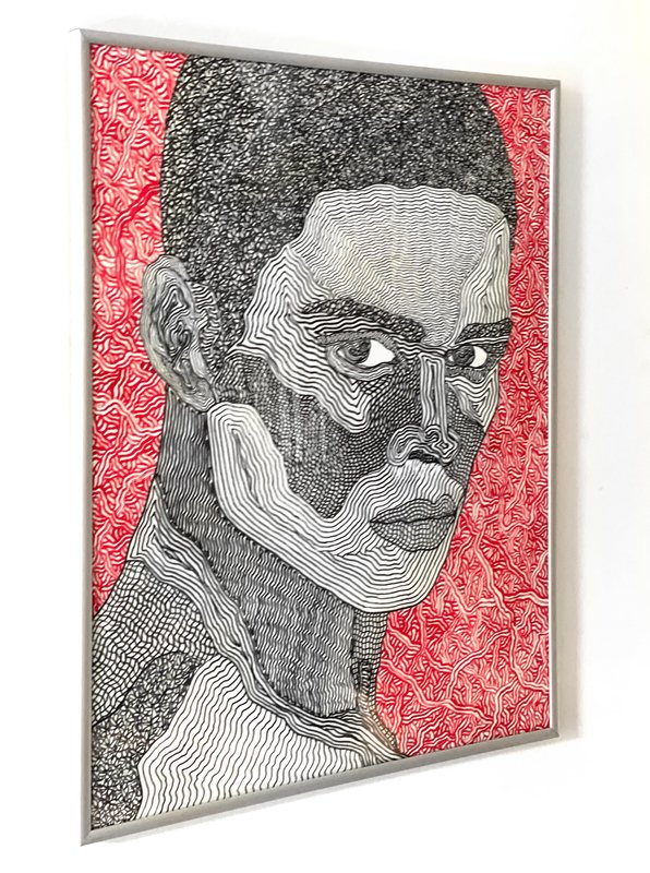 David Paul Kay, Alpha, 2024, Ink on Paper, Framed for sale at Pamono