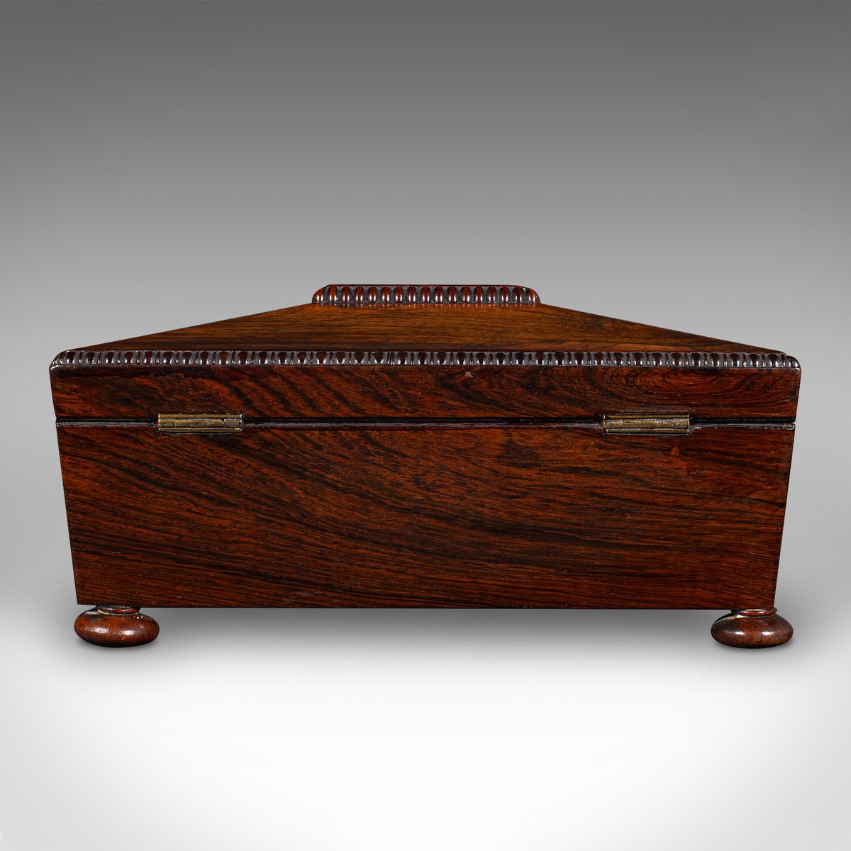Regency English Sarcophagus Keepsake Box with Velvet Lining & Glove ...