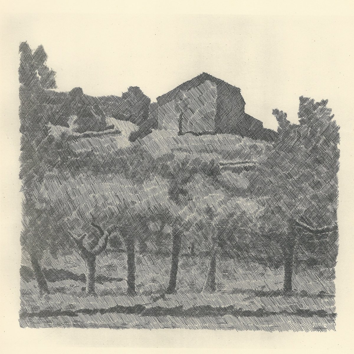Giorgio Morandi, Landscape in Grizzana, The Lame, 1931-1957, Lithograph ...