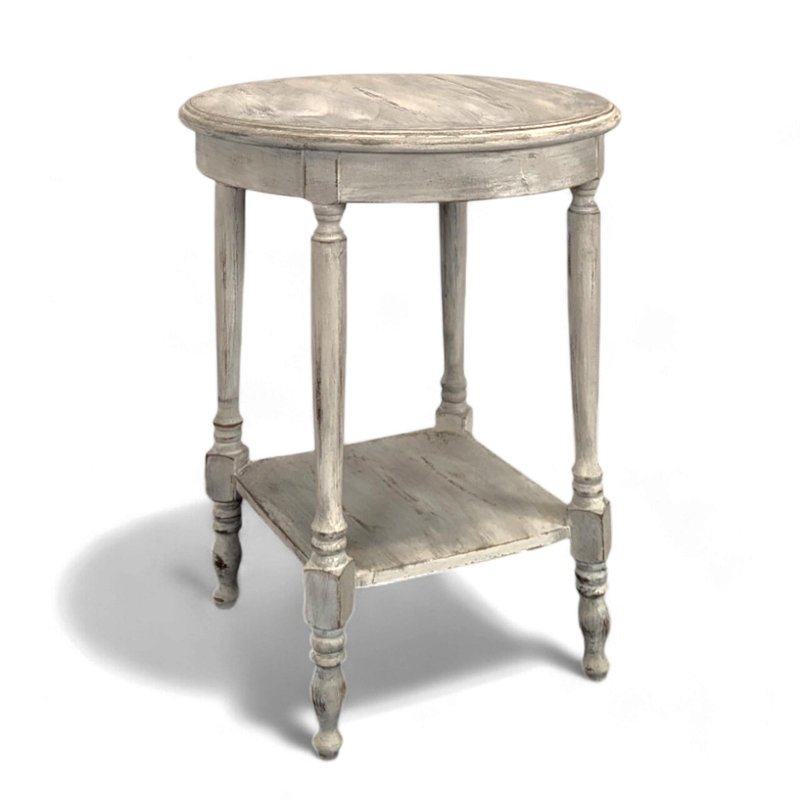 Patinated Pedestal Table for sale at Pamono