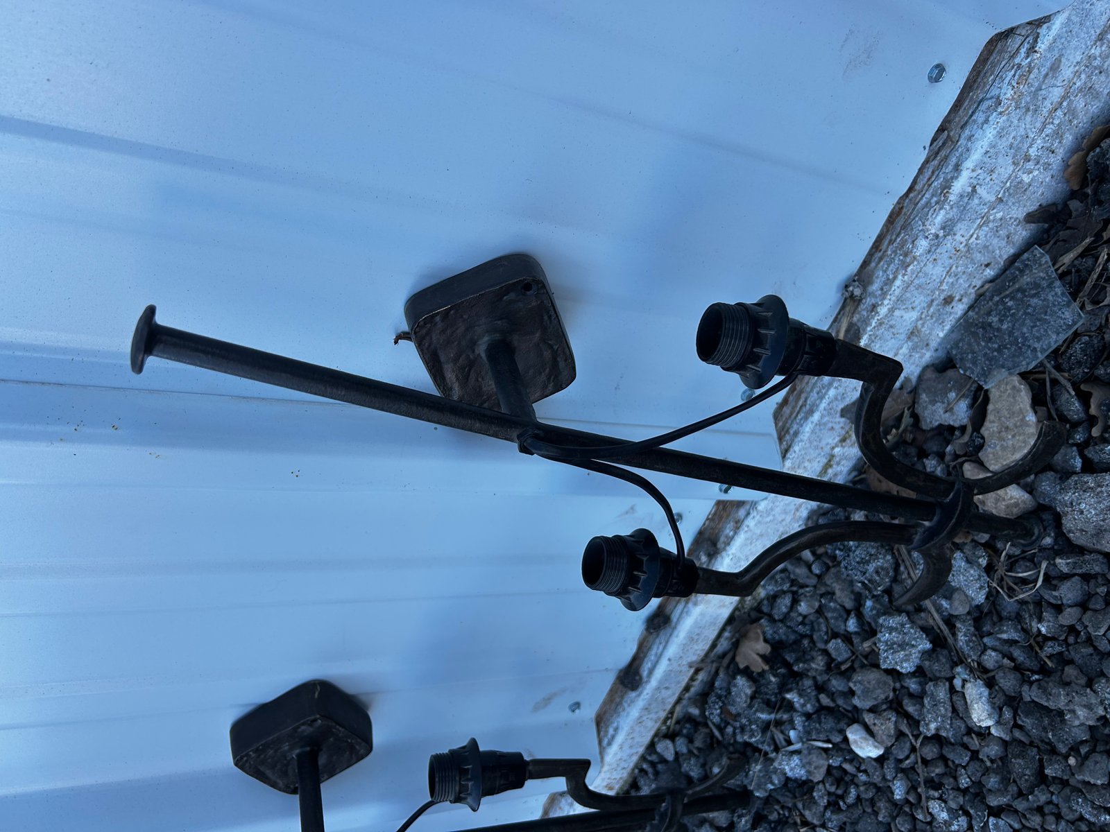 Appliques Murales en Fer Forgé, Set de 6 en vente sur Pamono