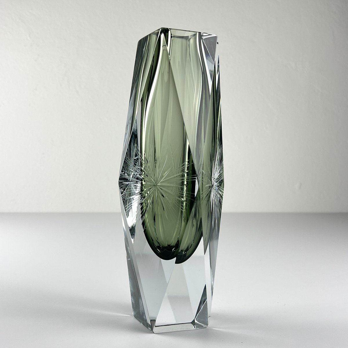 Sommerso Murano Glass Vase by Pagnin & Bon, Italy, 1960s for sale at Pamono