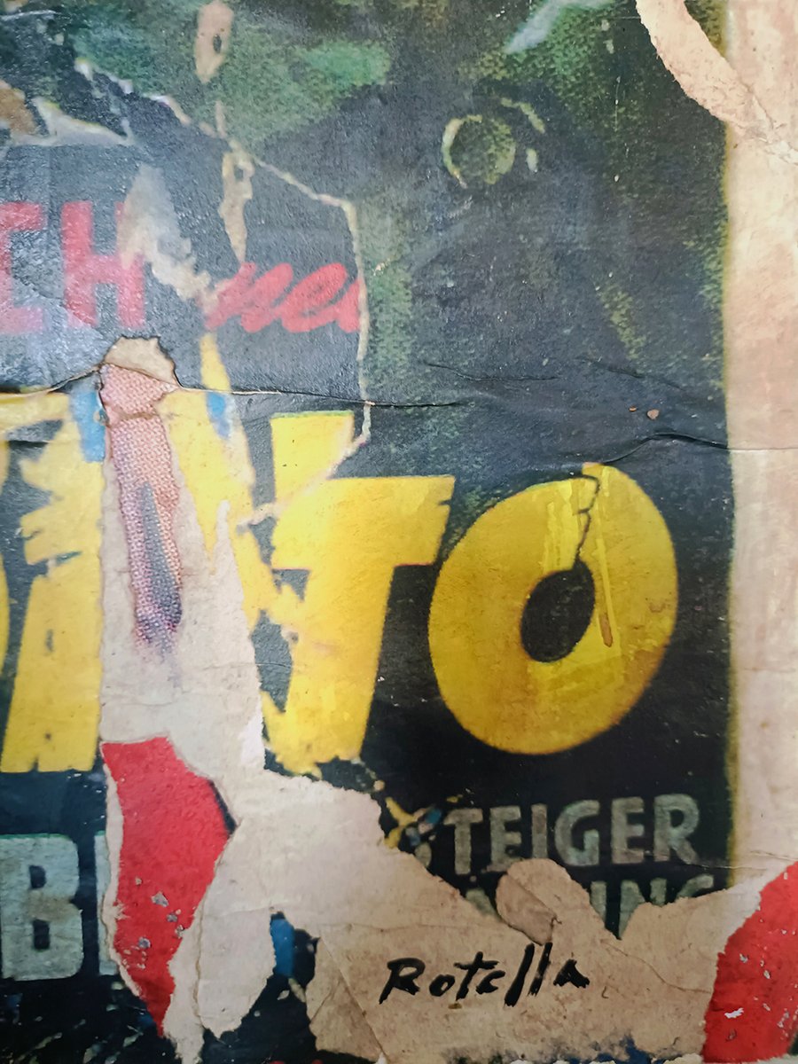 After Mimmo Rotella, The Waterfront, Impression et Collage sur Papier ...