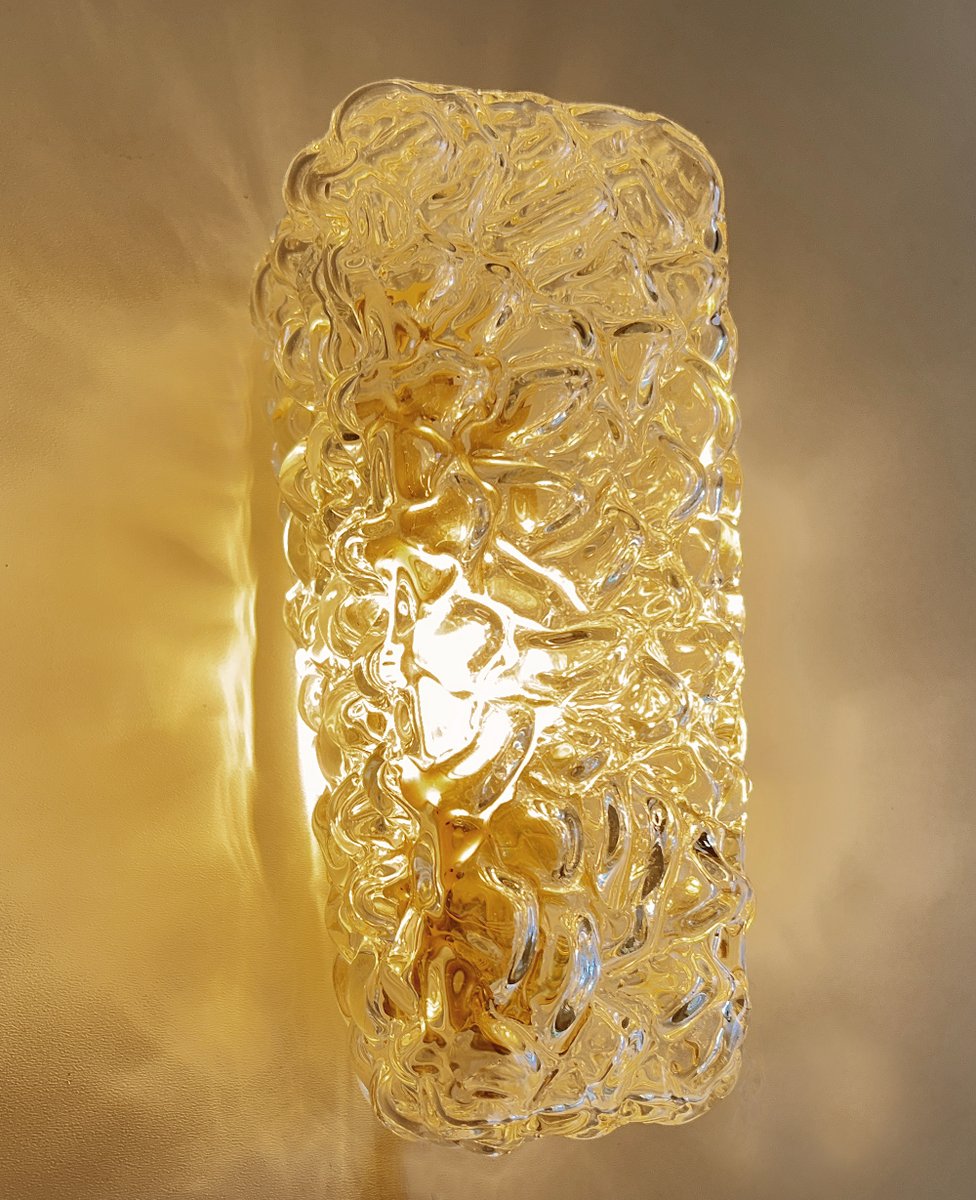Vintage Bubble Glass Sconces by Rupert Nikoll, 1960s, Set of 2 for sale ...