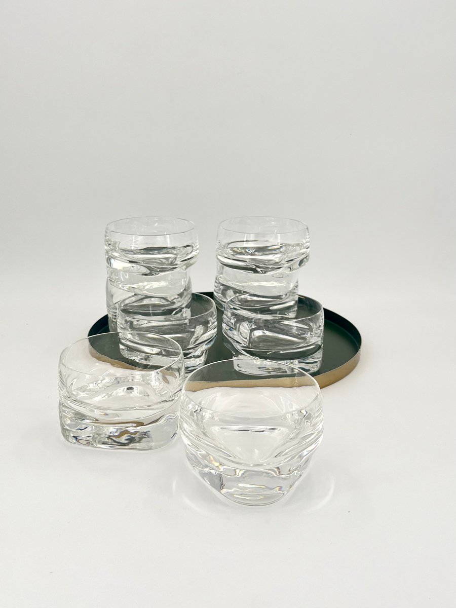 Vintage Pythagoras Glass Set by Marco Zanuso for Arnolfo Di Cambio ...