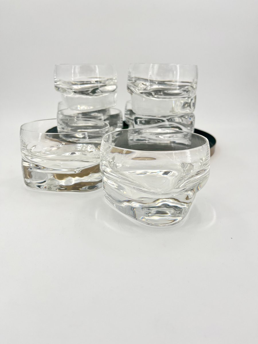 Vintage Pythagoras Glass Set by Marco Zanuso for Arnolfo Di Cambio ...