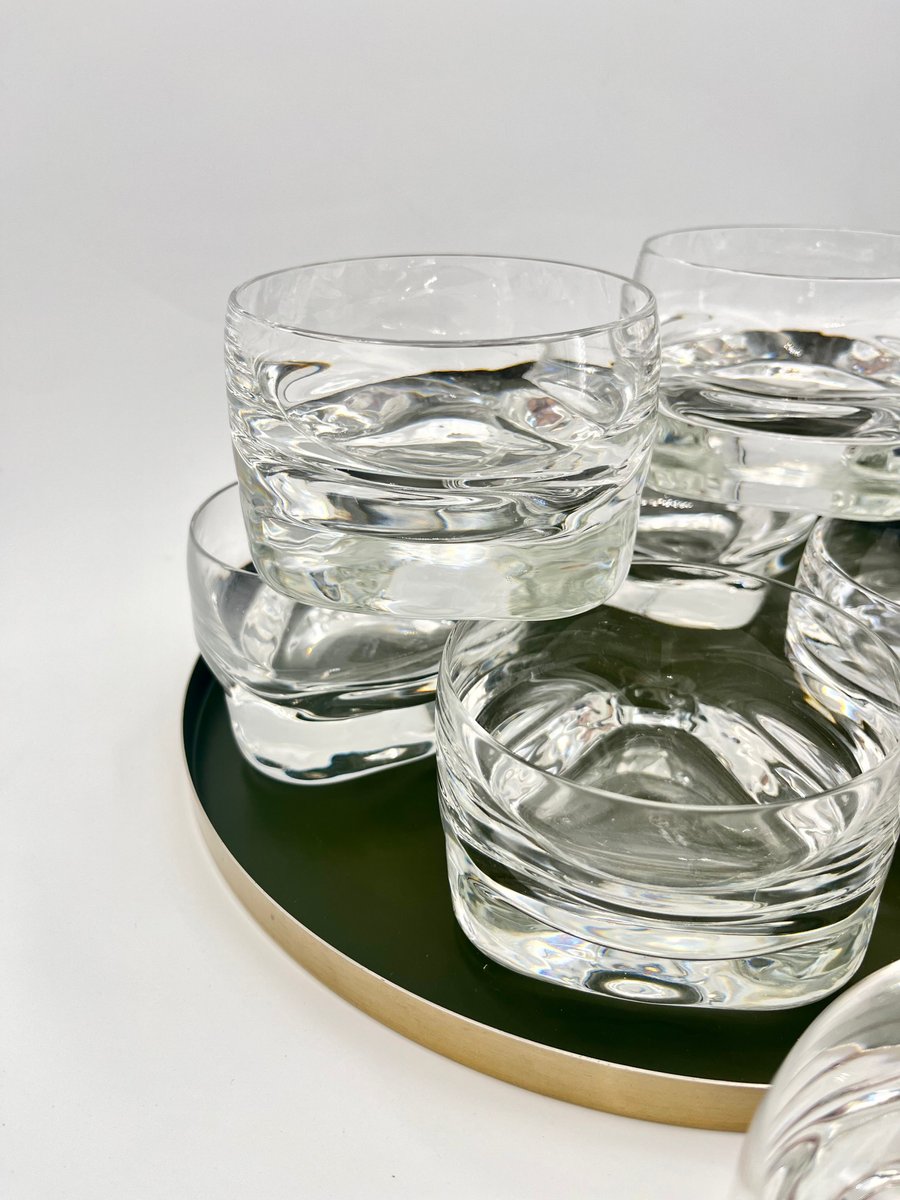 Vintage Pythagoras Glass Set by Marco Zanuso for Arnolfo Di Cambio ...
