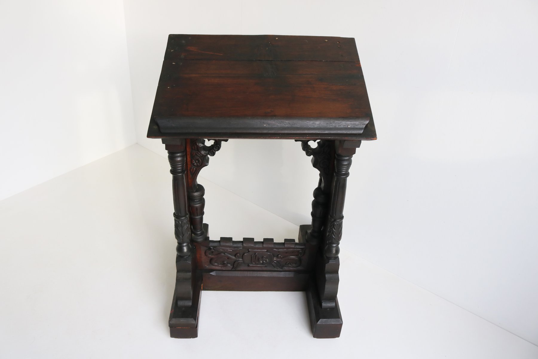 Antique 19th Century Gothic Revival Oak Lectern Book Stand, 1890s for ...