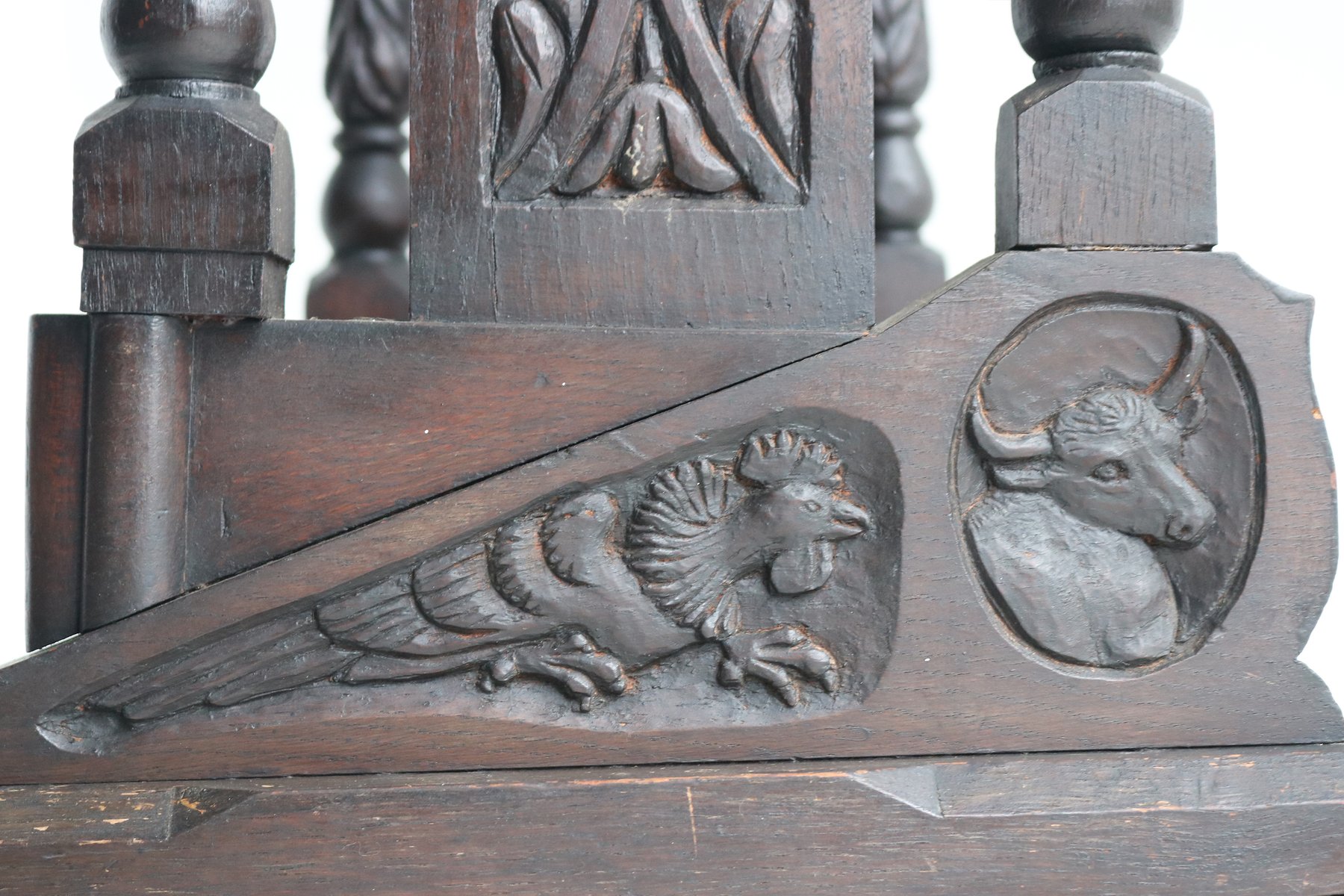 Antique 19th Century Gothic Revival Oak Lectern Book Stand, 1890s for ...