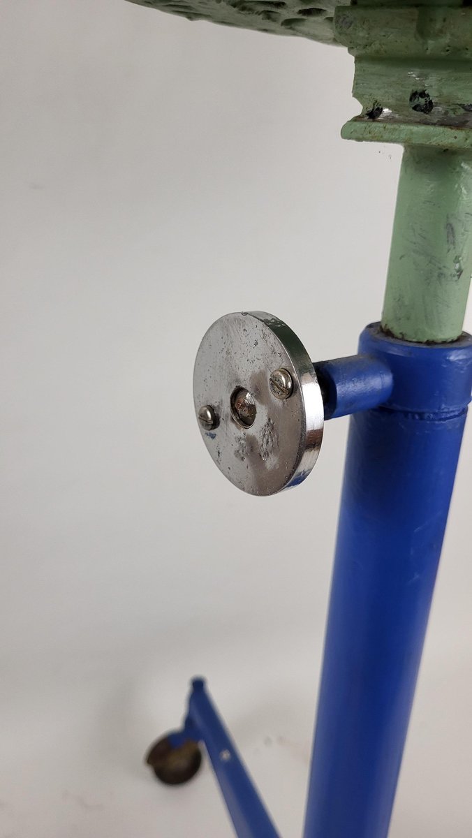 High Cast Iron Tractor Stool, 1950s for sale at Pamono