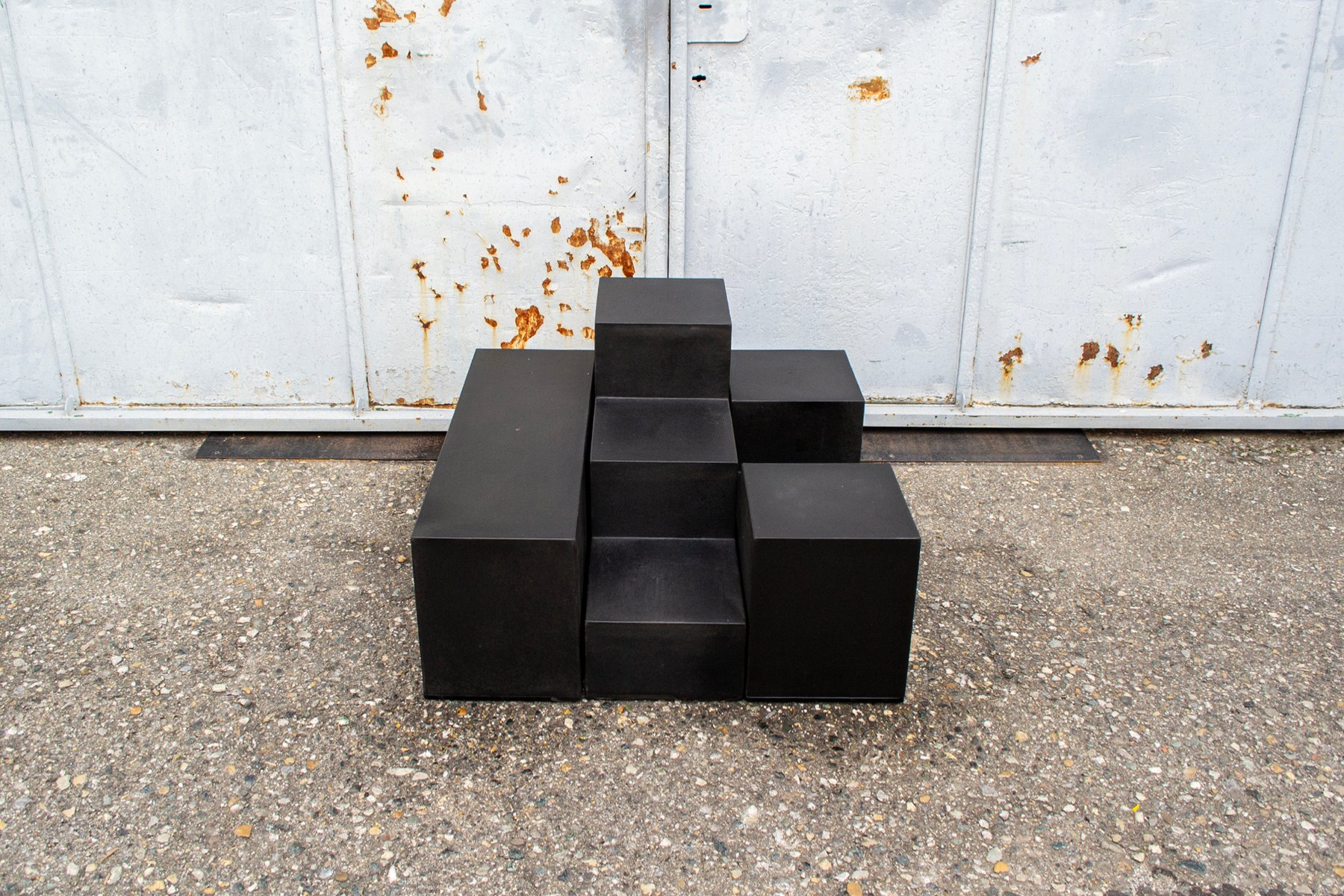 Tables Basses Gli Scacchi par Mario Bellini pour C&B Italia, 1971, Set ...