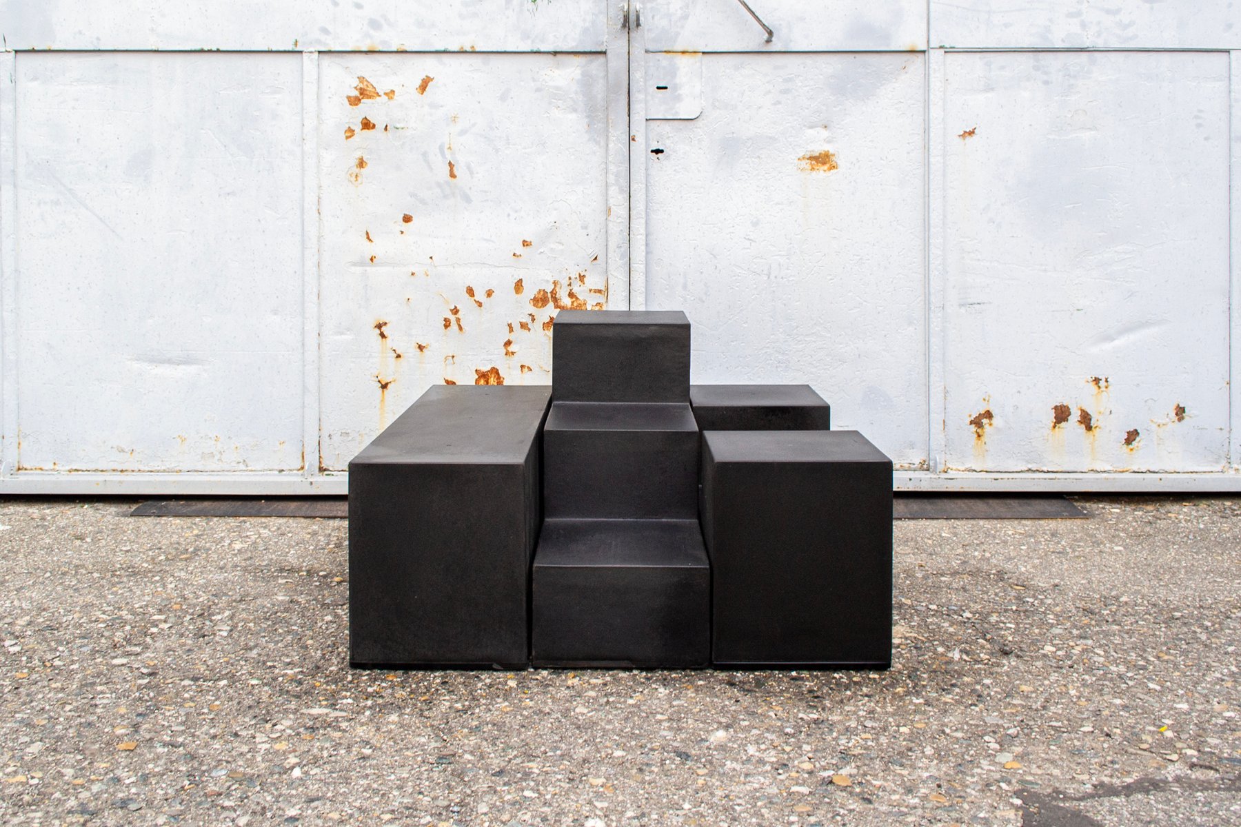 Tables Basses Gli Scacchi par Mario Bellini pour C&B Italia, 1971, Set ...