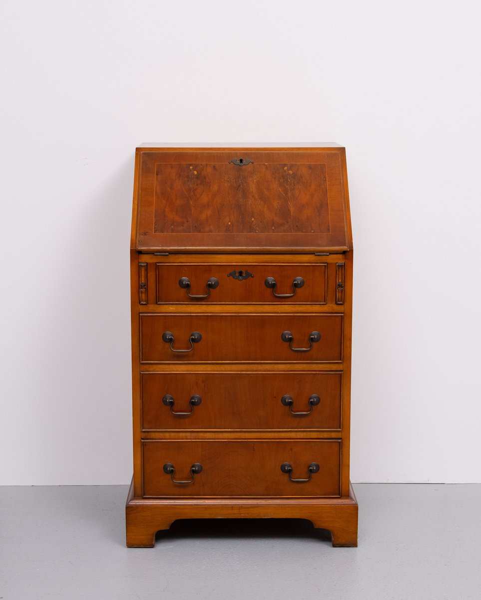 Small Georgian Mahogany Secretary, 1960s for sale at Pamono