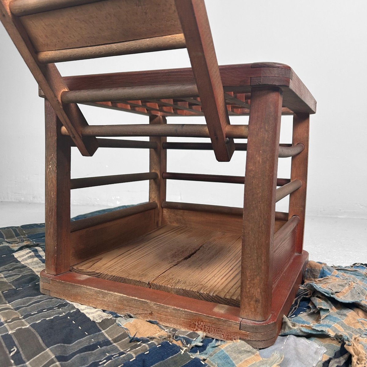 Shōwa Era Wooden Kotatsu Table, Japan, 1950s for sale at Pamono