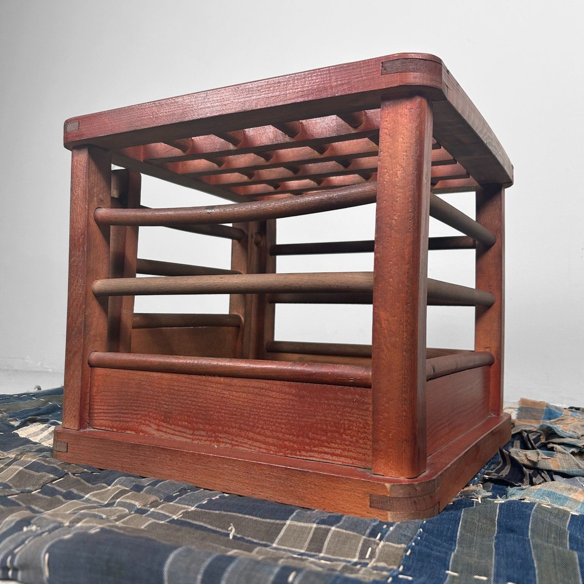 Shōwa Era Wooden Kotatsu Table, Japan, 1950s for sale at Pamono