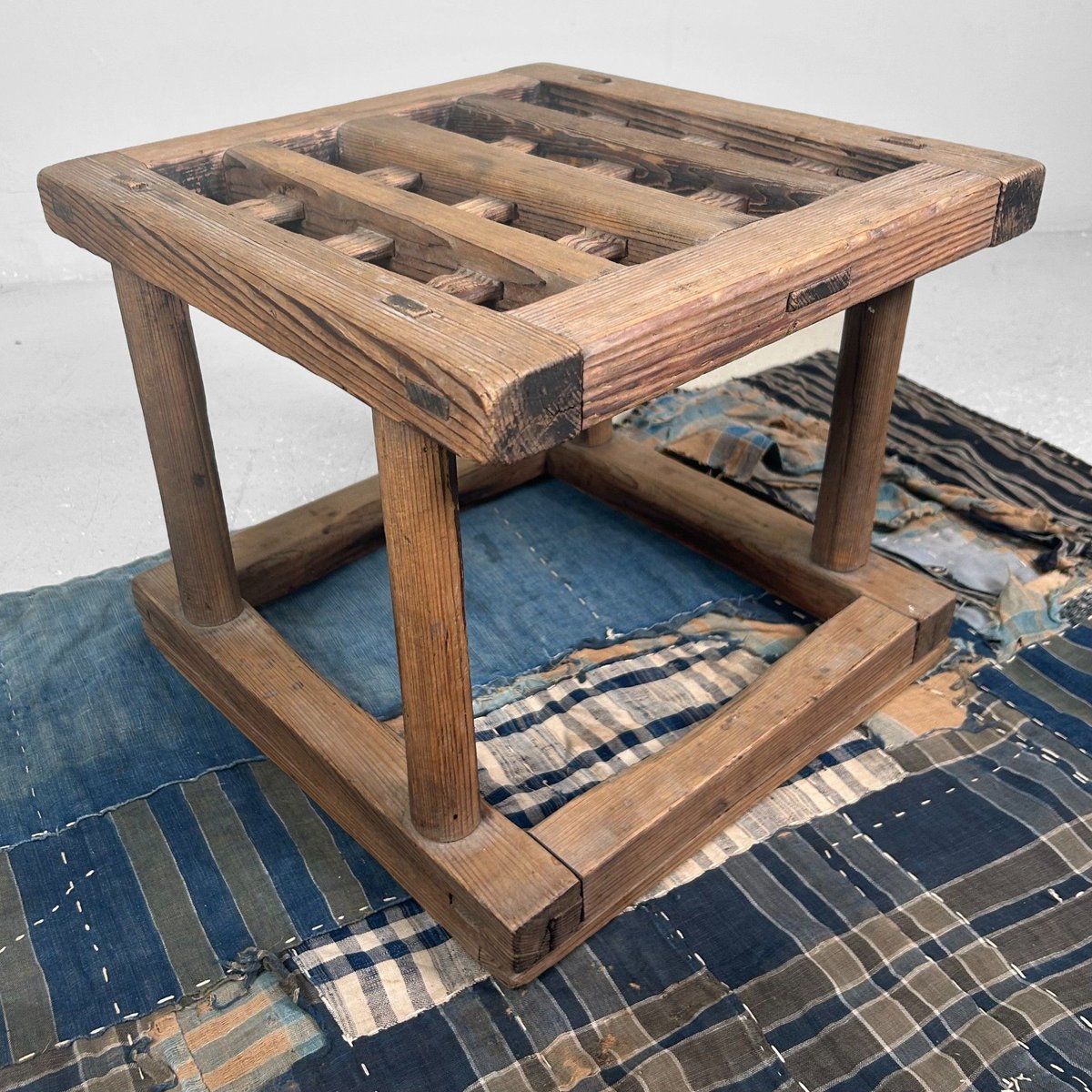 Early Shōwa Era Wooden Kotatsu Table, Japan, 1930s for sale at Pamono