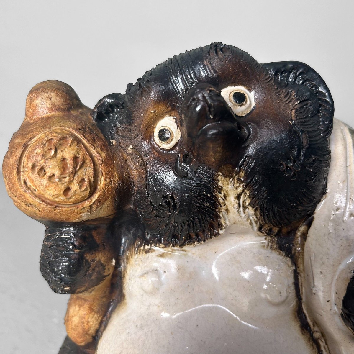 Shōwa Era Tanuki Daikokuten Statue, Japan, 1980s for sale at Pamono