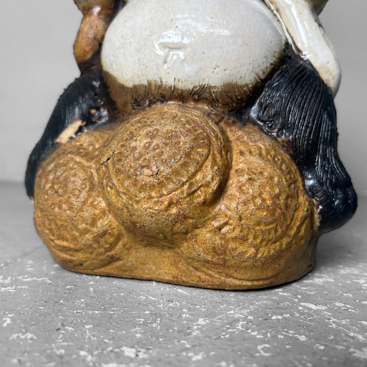 Shōwa Era Tanuki Daikokuten Statue, Japan, 1980s for sale at Pamono