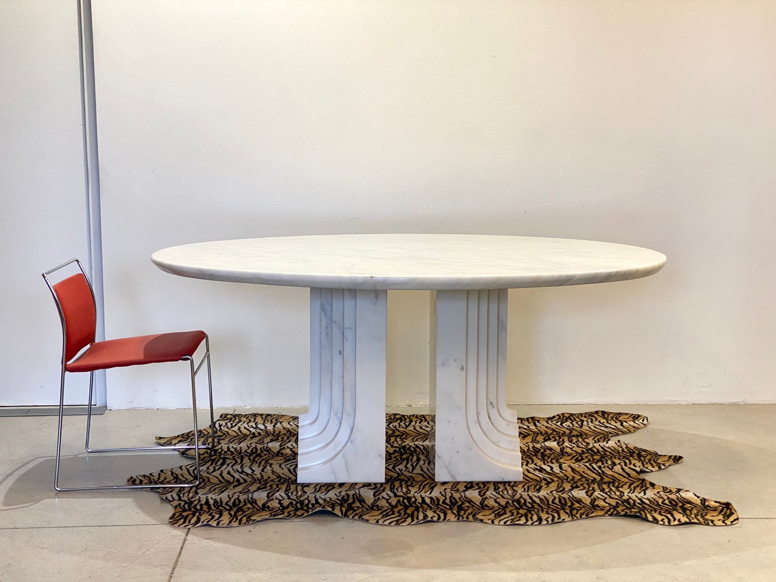Samo Model Marble Table by Carlo Scarpa for Simon, 1980s for sale at Pamono