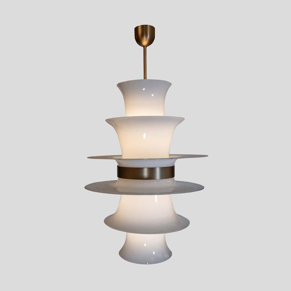 Space Age Suspension Lighting Fixture for sale at Pamono
