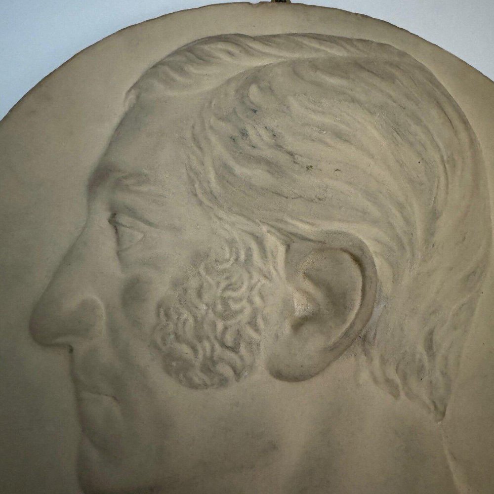 Plaster Profile of a Man with Sideburns from Charles Filleul Studio for ...