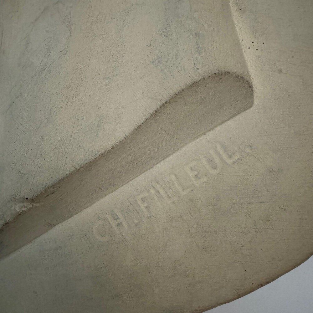 Plaster Profile of a Man with Sideburns from Charles Filleul Studio for ...